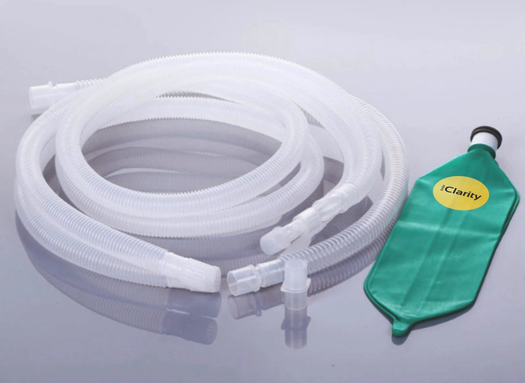 Disposable Anesthesia Breathing Circuit - Plastic, White Transparent ...