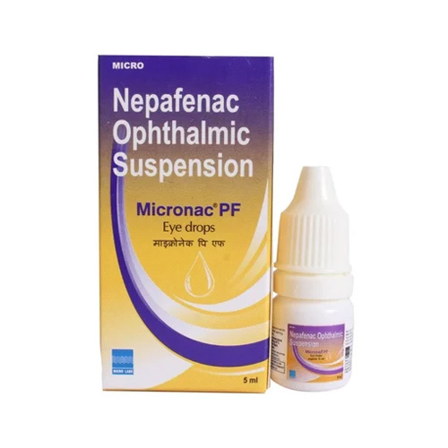 Napafenac Ophthalmic Suspension Eye Drops Age Group: Suitable For All ...