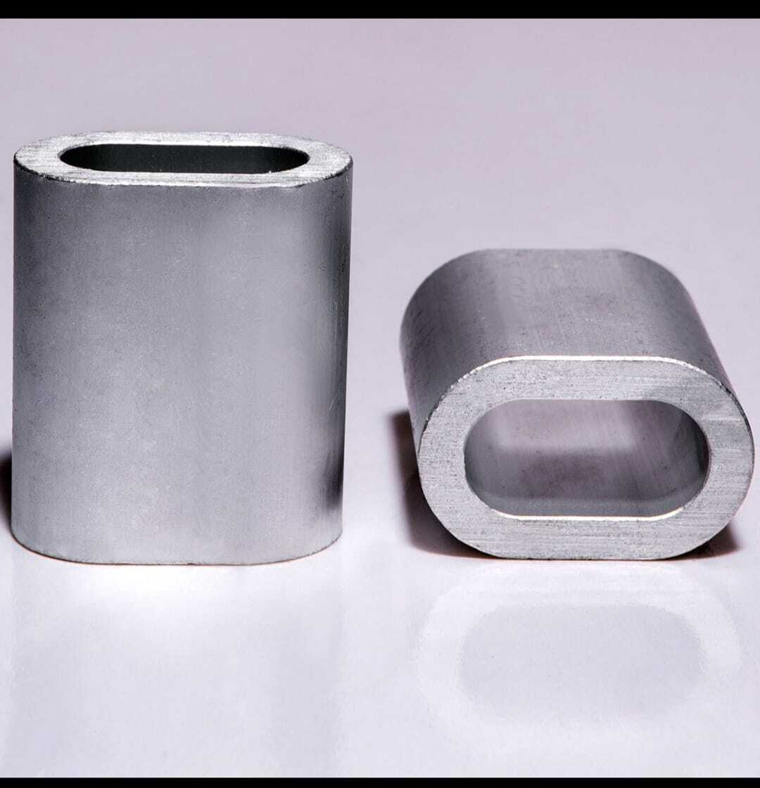 Aluminium Ferrule - 1.5mm To 28mm Diameter, Silver Finish | Perfect For ...