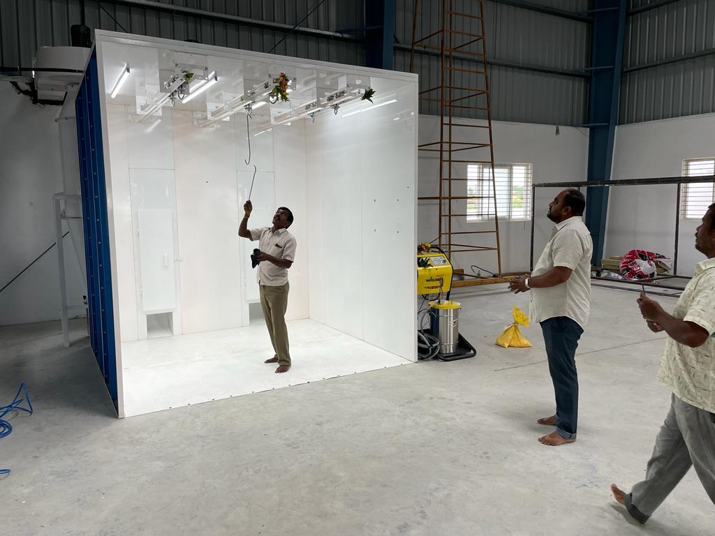 Powder Coating Booth at 480000.00 INR in Coimbatore, Tamil Nadu | Diamond Engineering