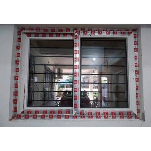 Aluminium Sliding Window - 40mm Thickness, Silver Frame | Commercial ...