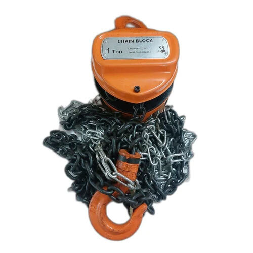Orange 1 Ton Chain Block at Best Price in Mumbai | Hardware City