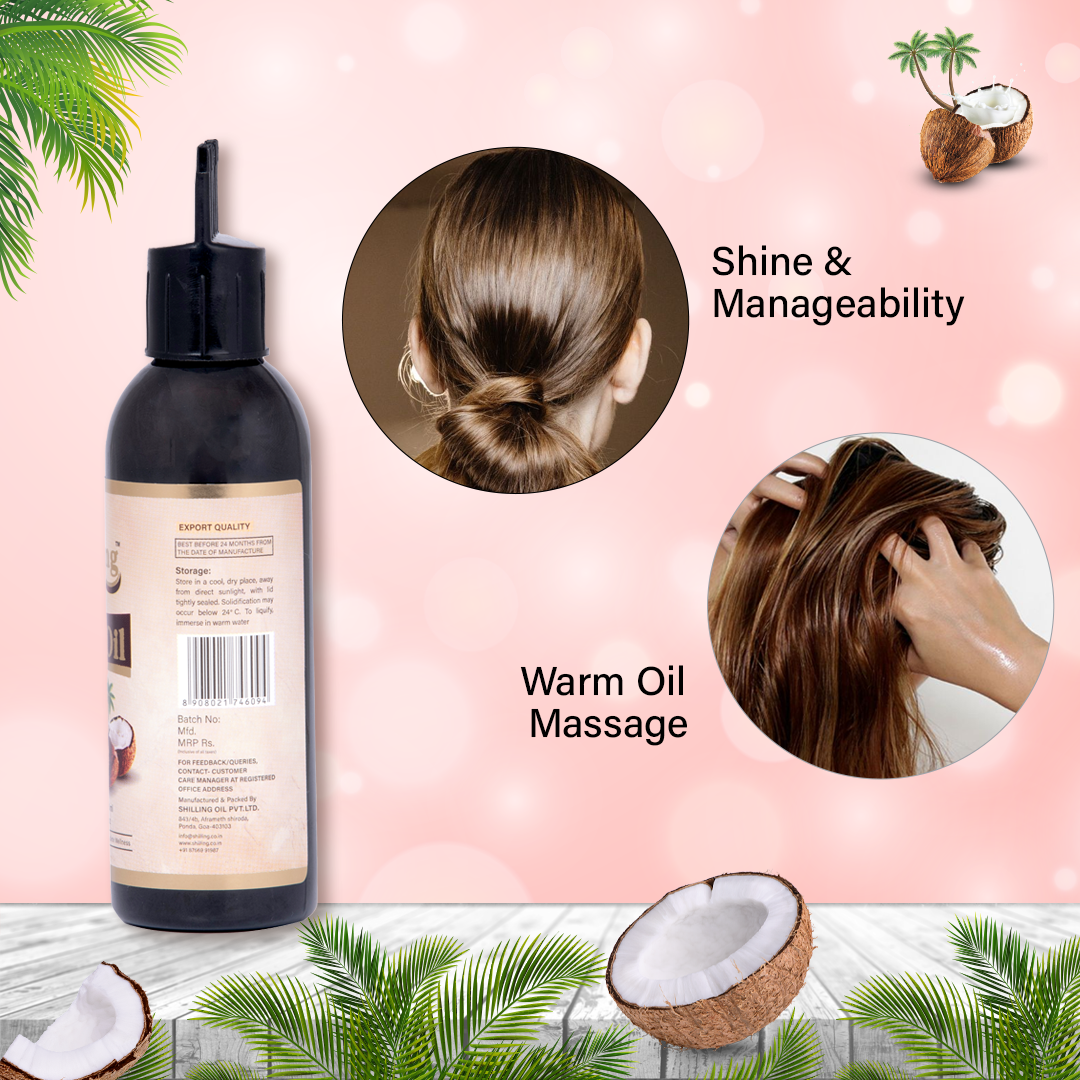 Virgin Coconut Hair Oil at 114.00 INR in Ponda | Madhu International