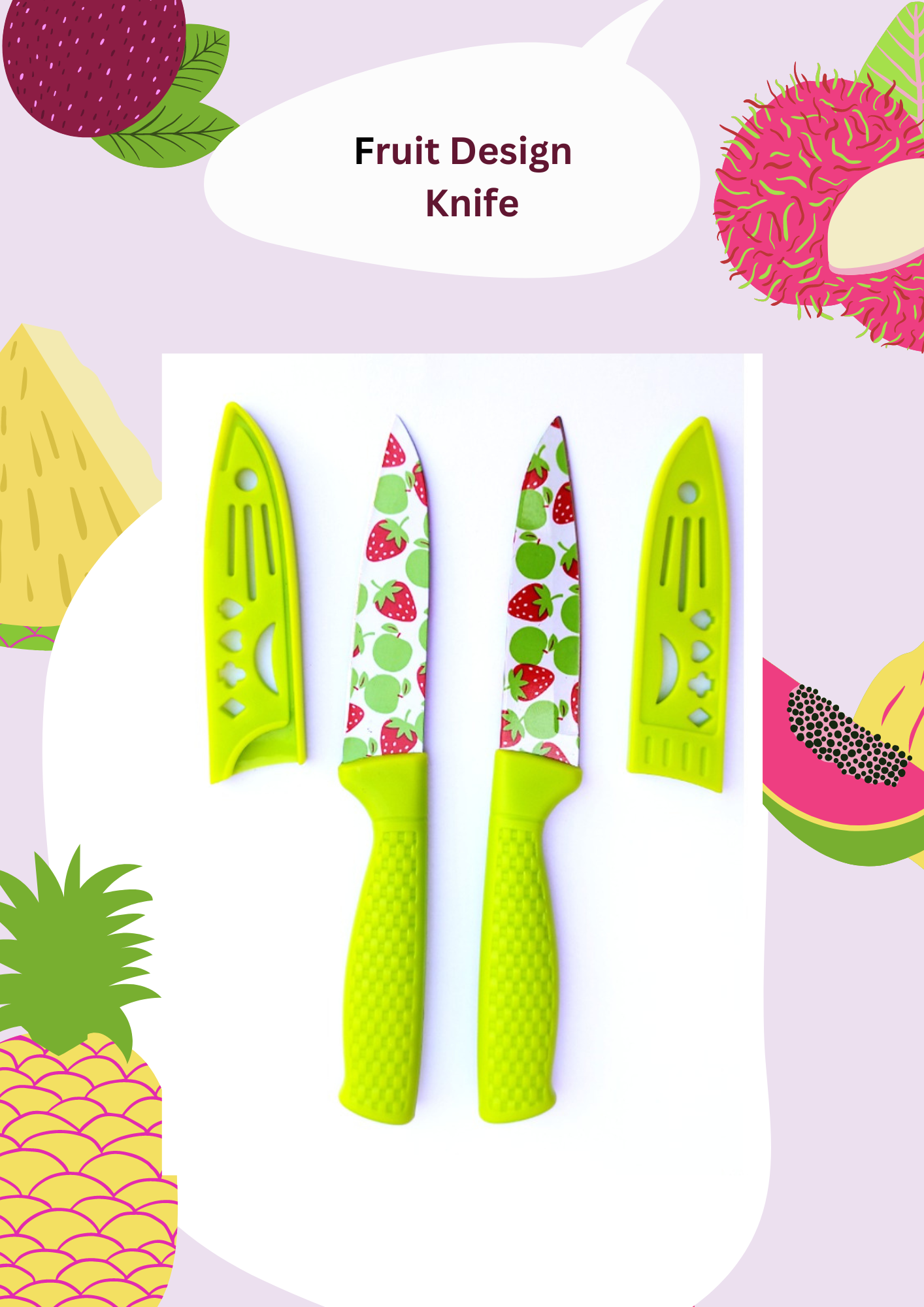 Fruit Design Kitchen Knife at Best Price in Jamnagar | Newvent Export