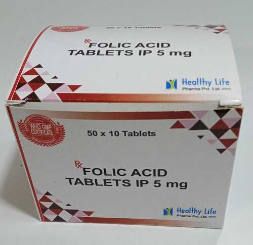 Folic Acid Tablet 5 Mg at Best Price in Mumbai | Healthy Inc.