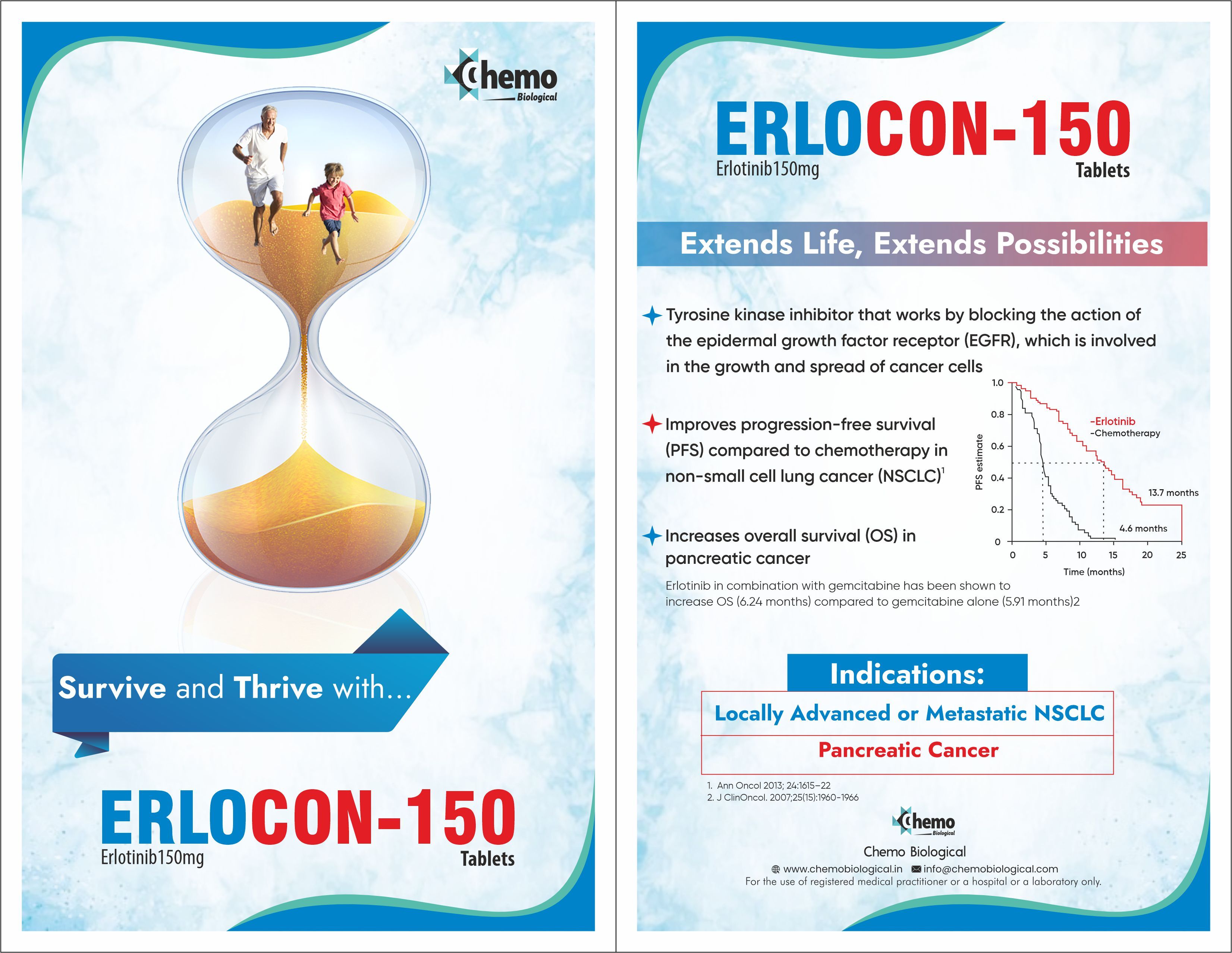 Erlotinib Tablets - 150 Mg Reversible Egfr Tyrosine Kinase Inhibitor ...