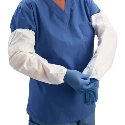 White Disposable Non Woven Sleeves at Best Price in Vasai | Ritu Medicare