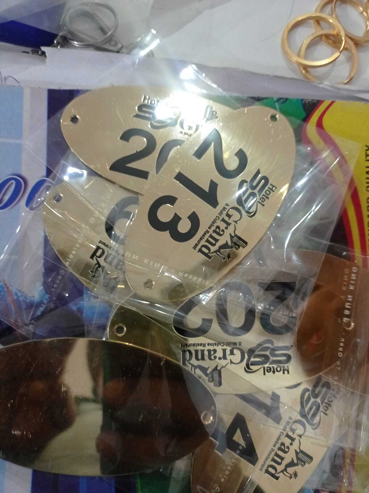 Brass Hotel Room Number Key Tag at Best Price in New Delhi | Sen ...