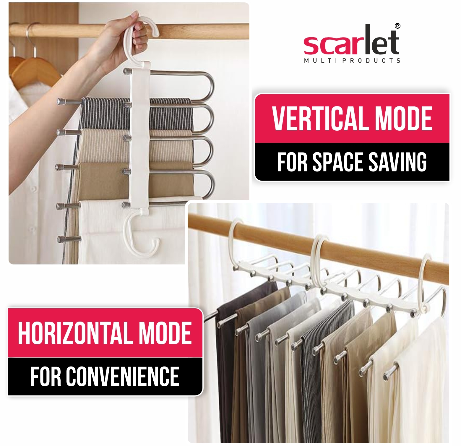 Stainless Steel Clothes Hanger Multilayer Hanger at 349.00 INR in ...