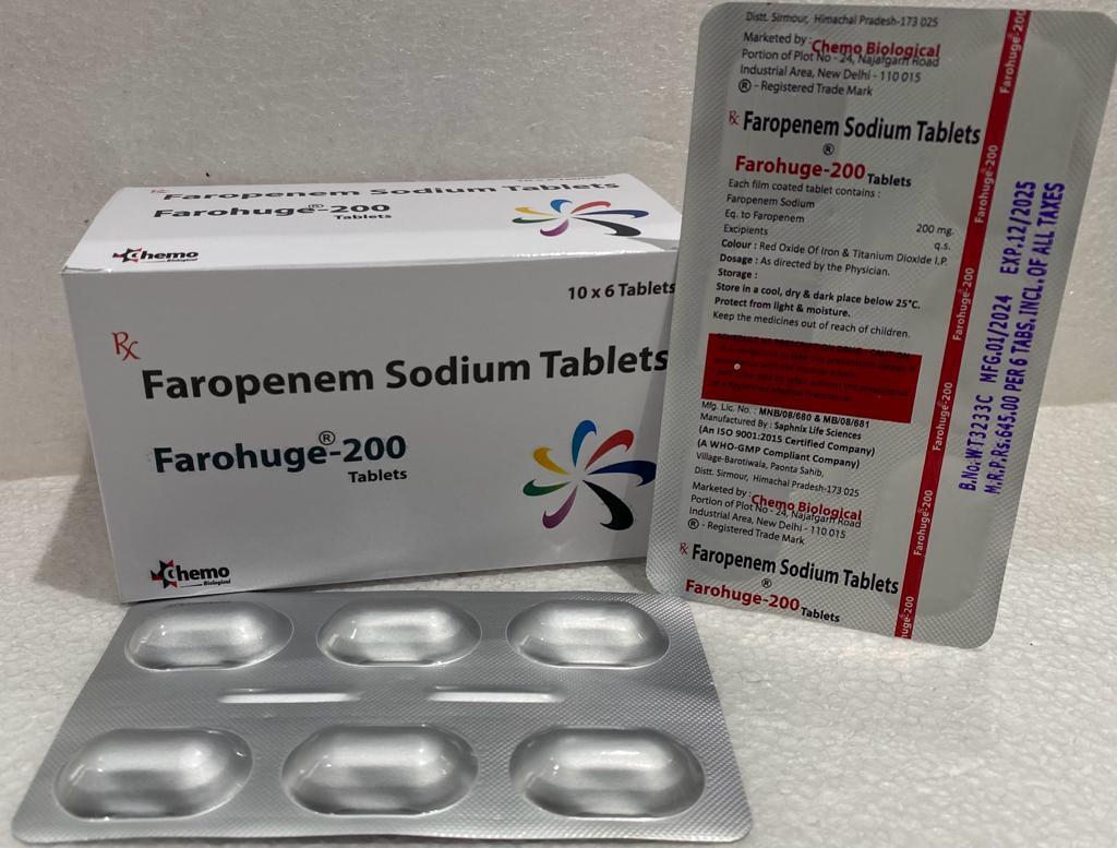 Faropenem Sodium 200mg at Best Price in New Delhi, Delhi | Chemo Biological