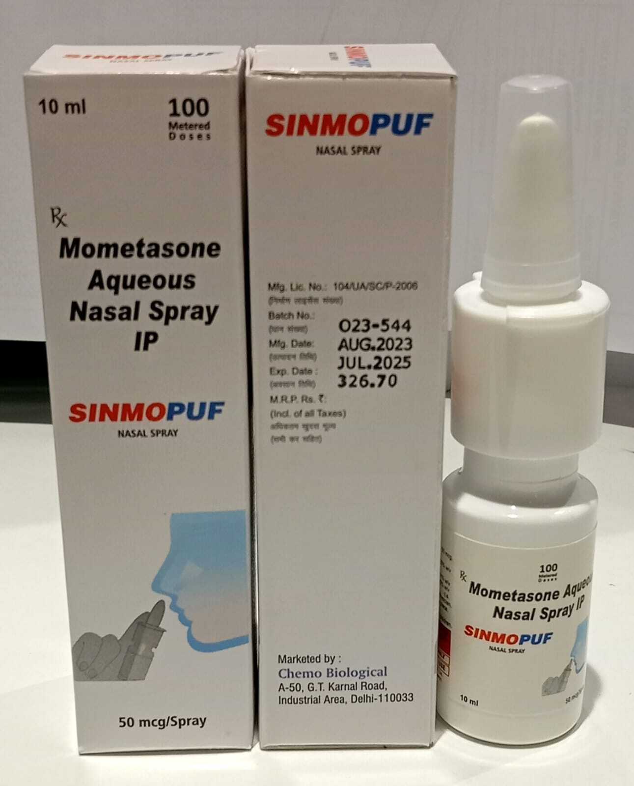Mometasone Nasal Spray - Mometasone Furoate 0.05% W/v | Treats Seasonal ...