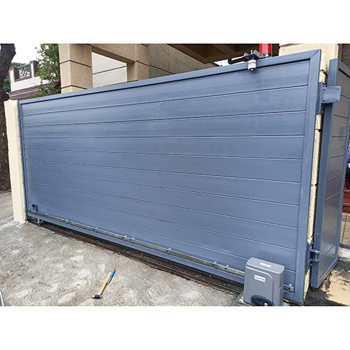 Black Sliding Gate With Motor at Best Price in Pune | Future Plus ...