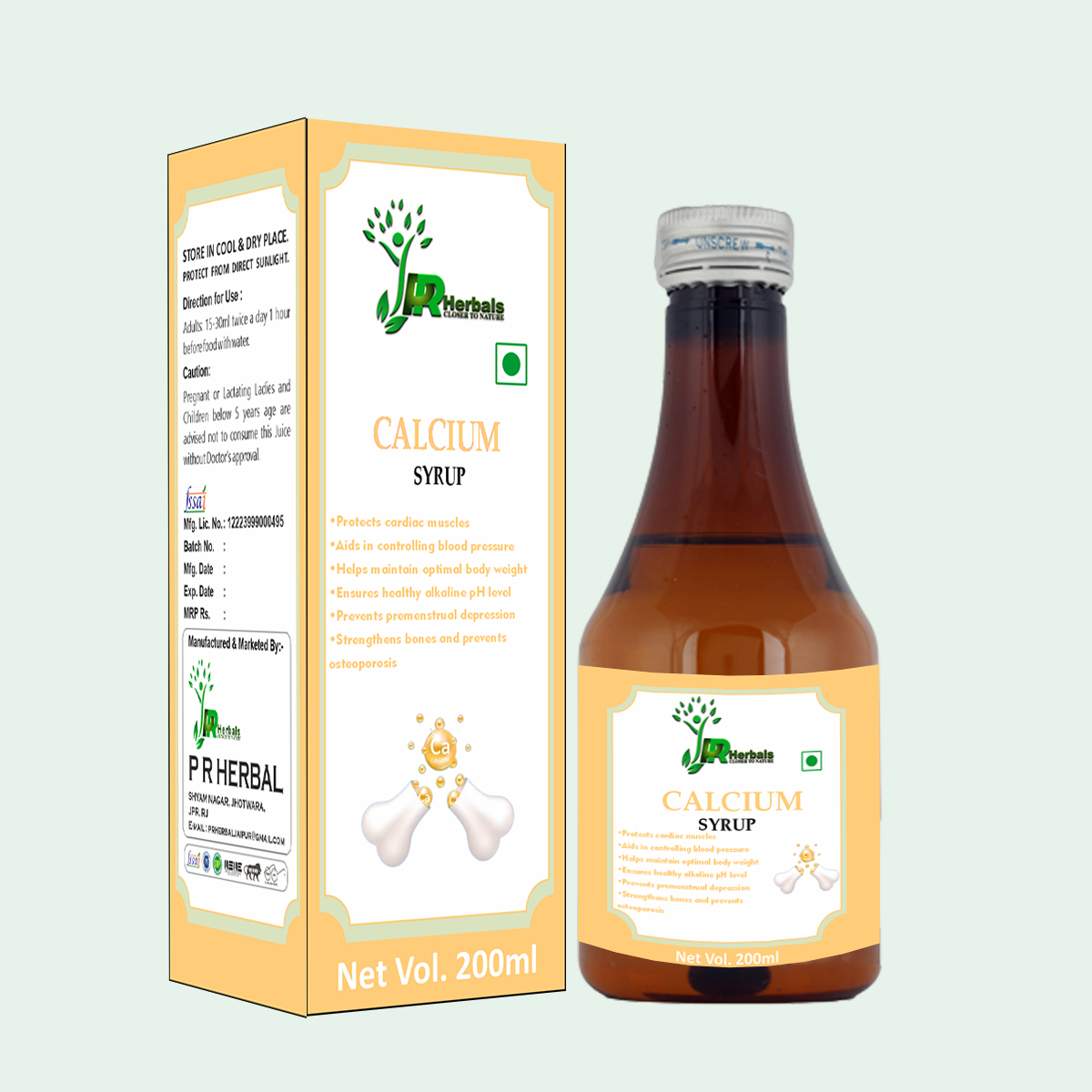 Calcium Syrup - Herbal Supplement For Bone Health | Tonic & Syrup Form ...