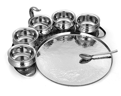 Ss Majestic Thali Set at Best Price in Sonipat | Hni Industries
