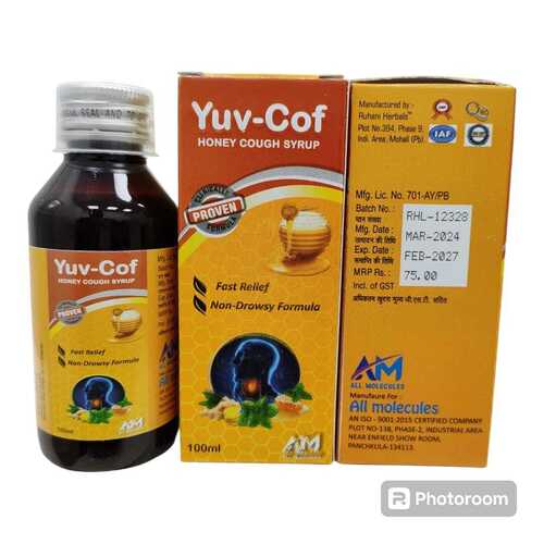 Yuv-cof Honey 100ml Syrup - Drug Type: General Medicines at Best Price ...