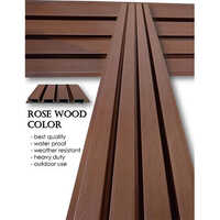 Exterior Wpc Louvers - Rose Wood Application: Exterior/interior Wall ...