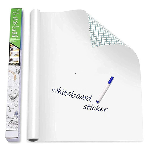 Whiteboard Sticker Wall Decal - Pvc Sticker Sheet, Self-adhesive White ...