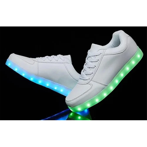 Night Color Changing Magic Shoes - Breathable Canvas, All Sizes, Multi ...