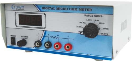 3.5 Digit Digital Micro Ohm Meter (rotary Switch) at Best Price in New ...