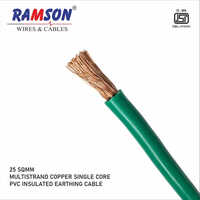 Green 25 Sqmm Single Core Multistrand Copper Pvc Insulated Earthing ...