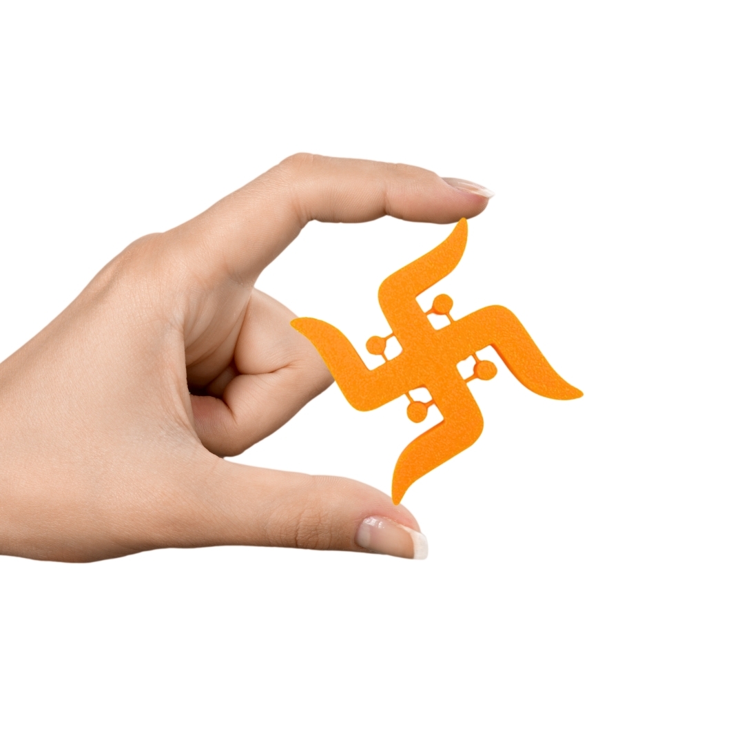 Customized 3d Printed Spiritual Keychains - Durable Steel With Chrome ...