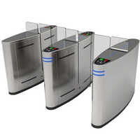 Sliding Glass Flap Barrier Application: Industrial at Best Price in ...