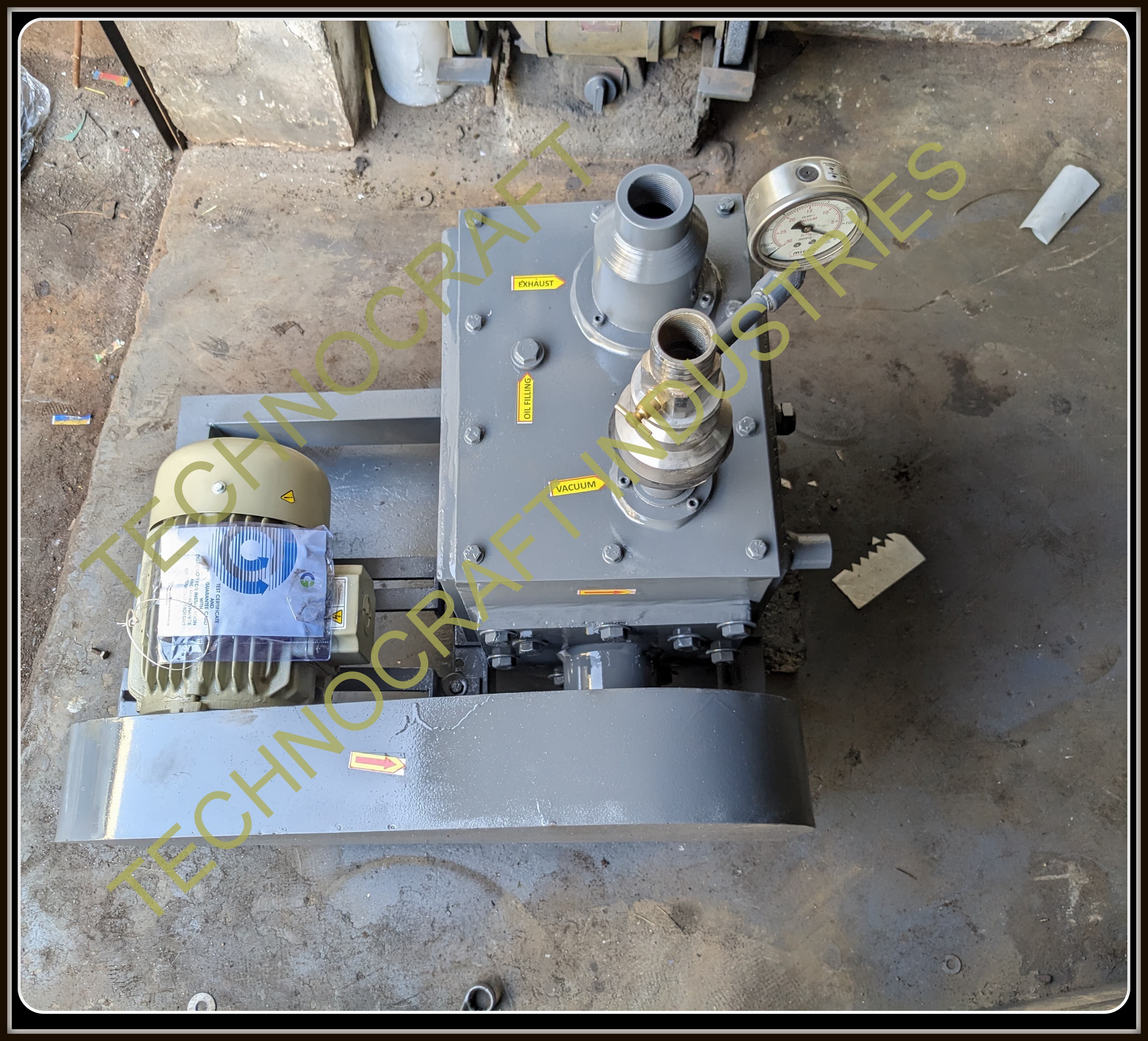 Rotary Vane Vacuum Pump at 29500.00 INR in Ahmedabad | Technocraft ...