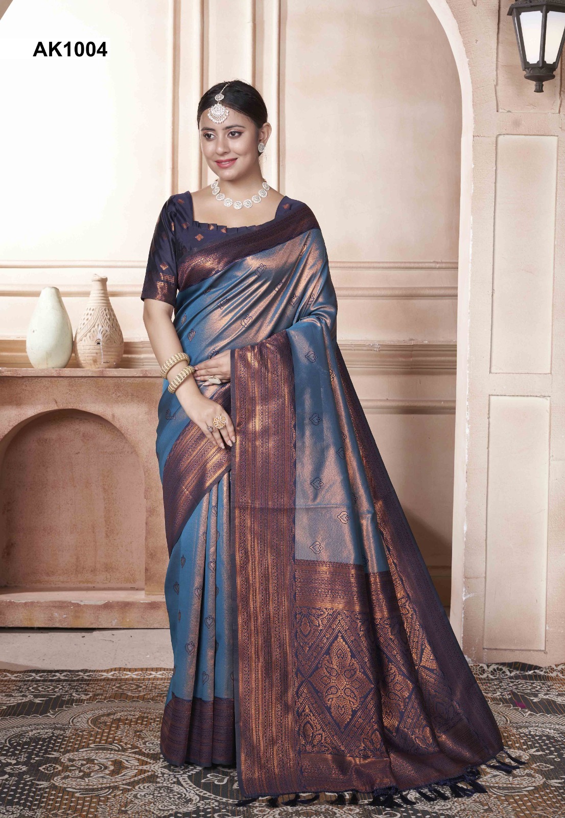 South Indian Saree at 1040.00 INR in Surat, Gujarat | H K Fashion