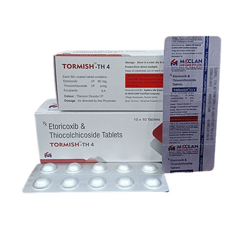 Etoricoxib And Thiocolchicoside Tablets - Anti-inflammatory Pain Relief ...