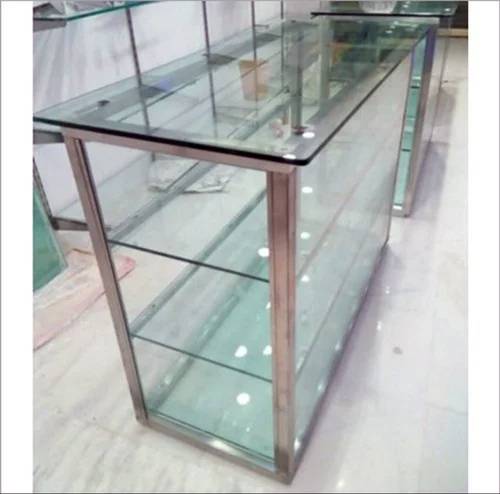 Cloth Display Glass Rack - Color: Transparent at Best Price in Kolhapur | Kp Engineers And Traders