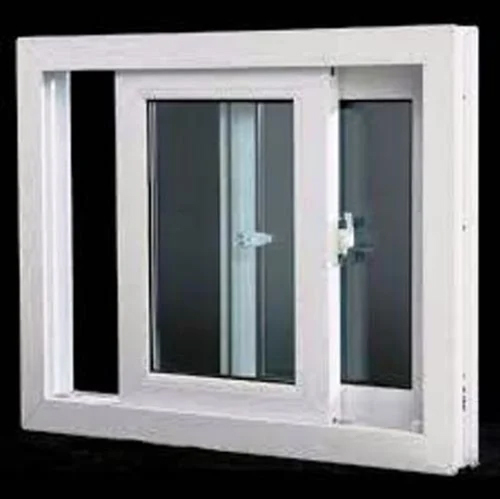 Upvc Sliding Window - 4ft X 3ft, White Toughened Glass (3-8 Mm), Custom Size , Commercial ...