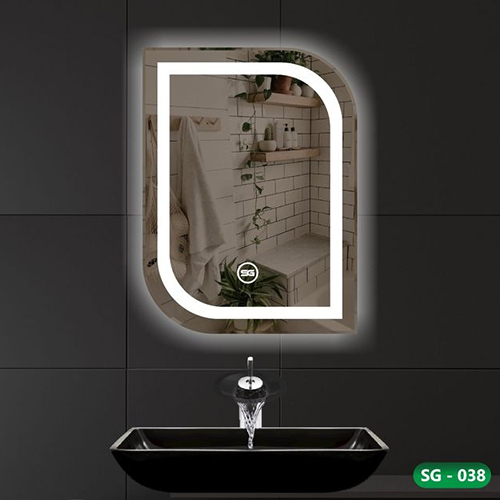 Led Sensor Mirror - Glass, Custom-sized Rectangular Design | Sensor ...