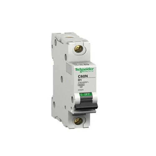 Miniature Circuit Breaker - Single-phase, White Finish, 1 Pole, Rated ...