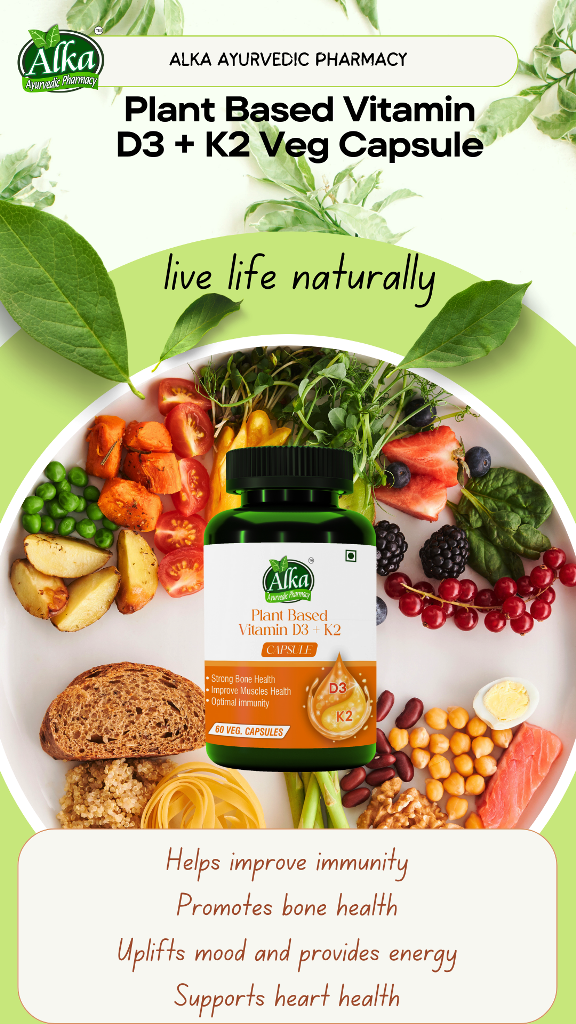 Plant Based Vitamin D3- K2 Veg Capsules - Ingredients: Lichen at Best ...