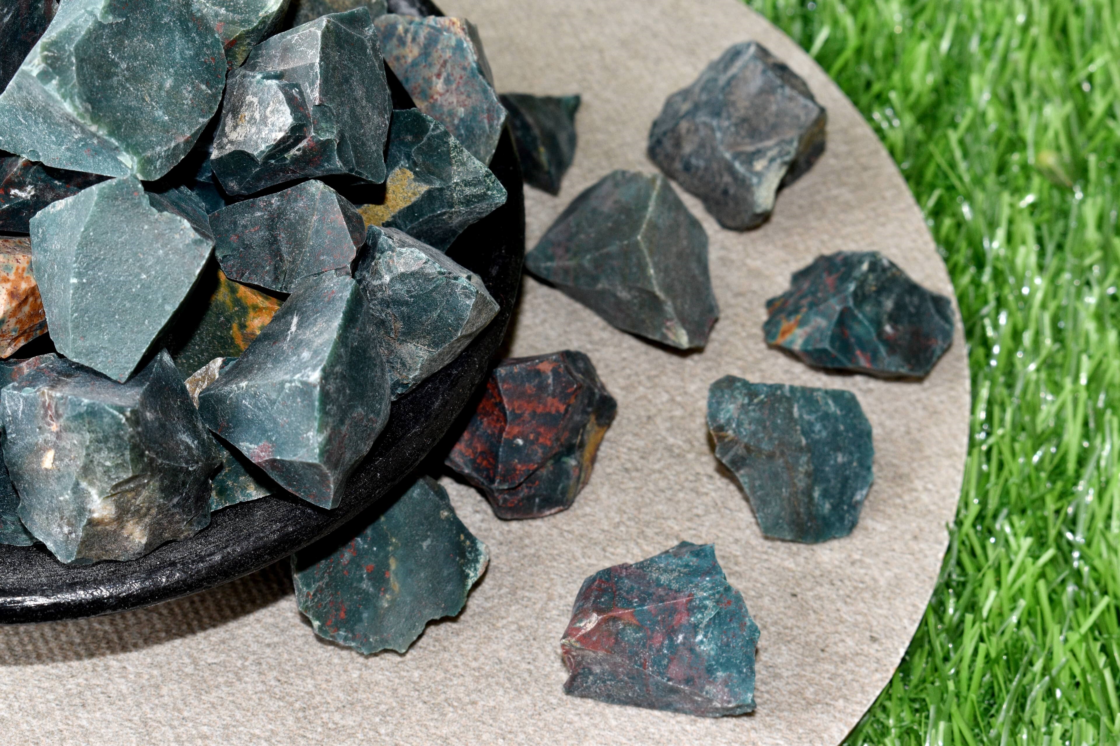 Bloodstone Rough Stone Crystal Raw Stone Rough Rock - Grade: Aaa at ...