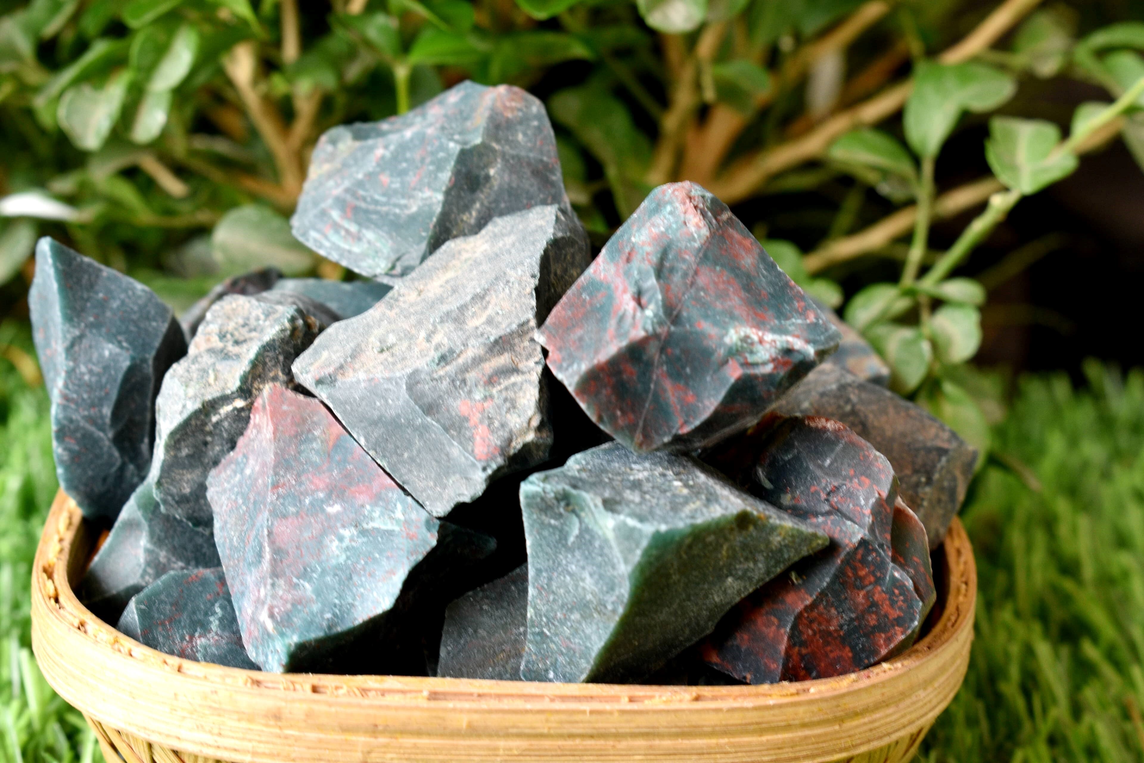 Bloodstone Rough Stone Crystal Raw Stone Rough Rock - Grade: Aaa at ...