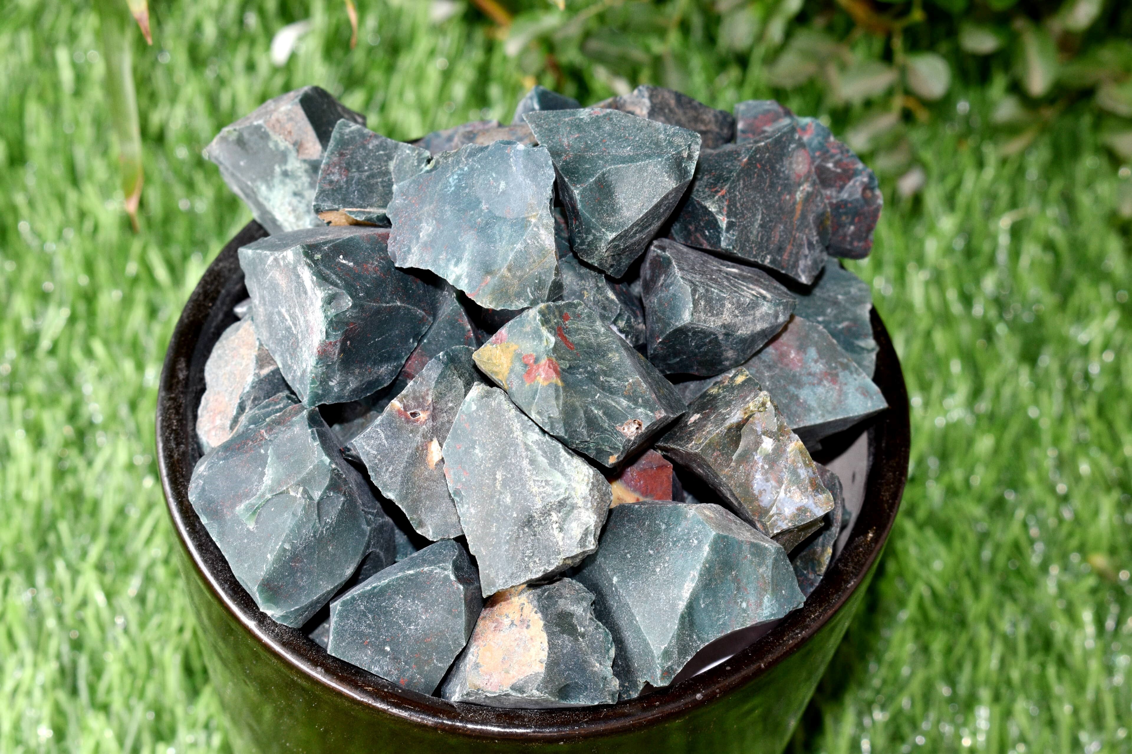 Bloodstone Rough Stone Crystal Raw Stone Rough Rock - Grade: Aaa at ...