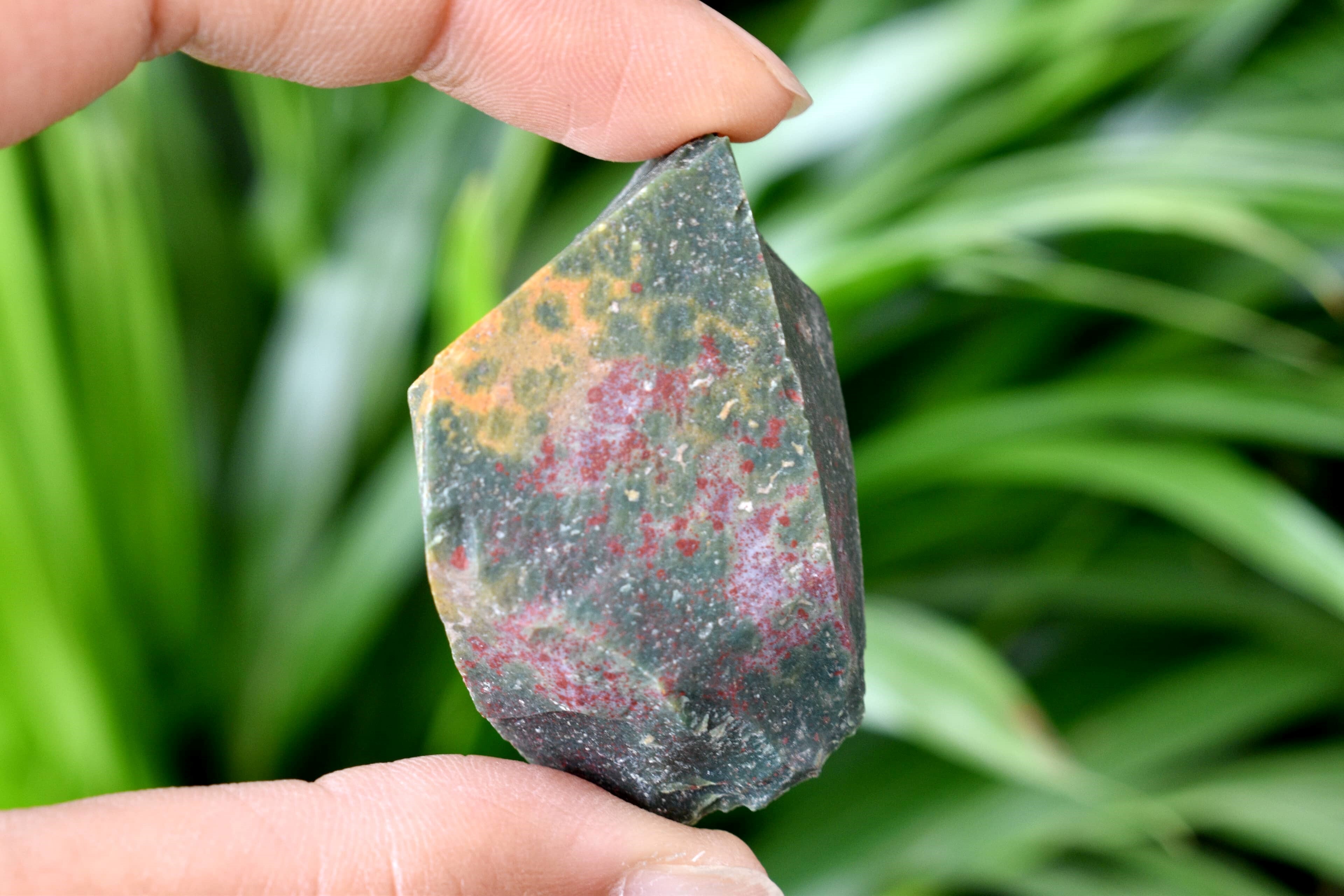Bloodstone Rough Stone Crystal Raw Stone Rough Rock - Grade: Aaa at ...
