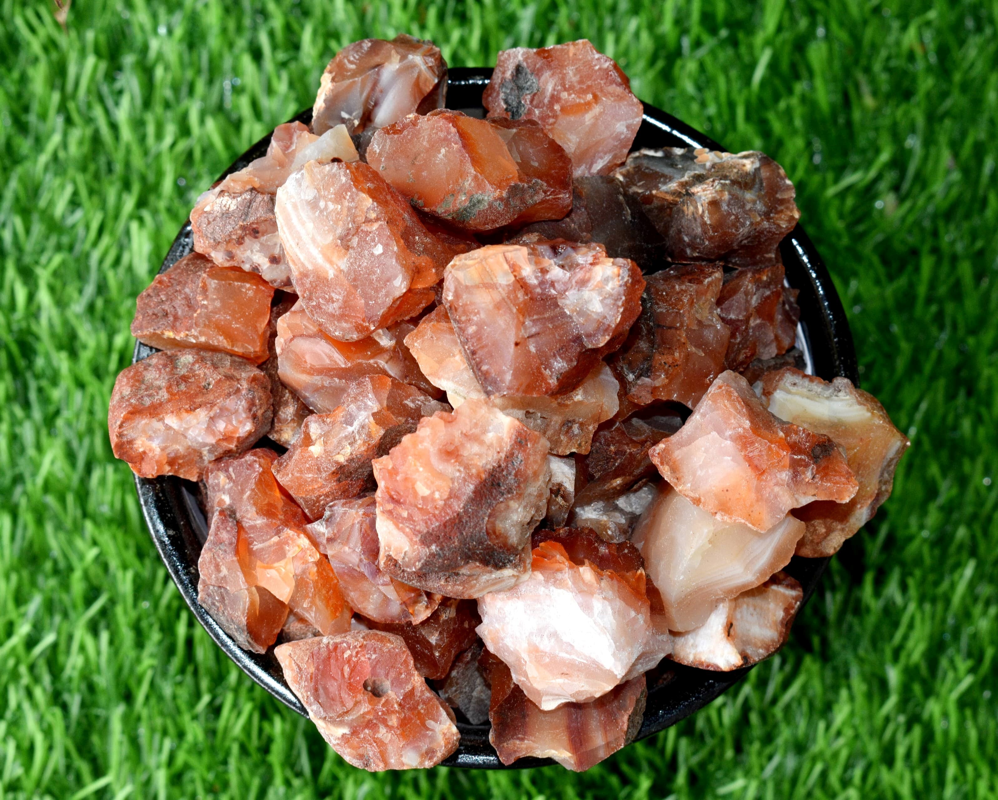 Carnelian Rough Stone Crystal Raw Stone Rough Rock - Size: 1 Inch ...