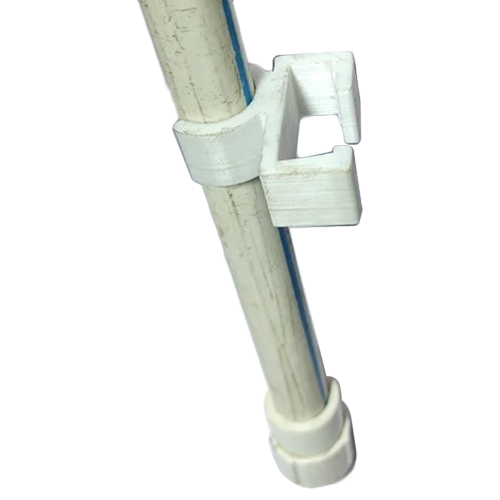 White Solar Mono Plate Fiting 1-2 Inch Pipe Clamp at Best Price in ...