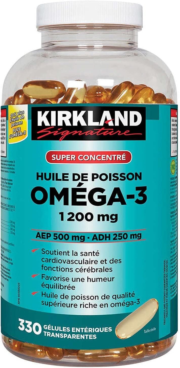 Kirkland Signature Super Concentrate Omega-3 Fish Oil at Best Price in ...