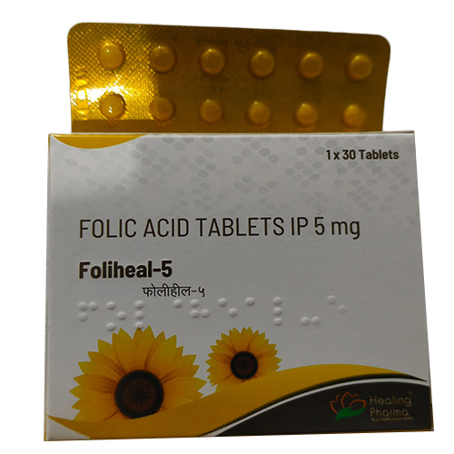 5 Mg Folic Acid Tablets Ip General Medicines at Best Price in Bhiwandi ...