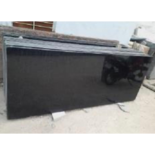 Jet Black Granite Slab - Polished Surface Finish, Normal Water ...