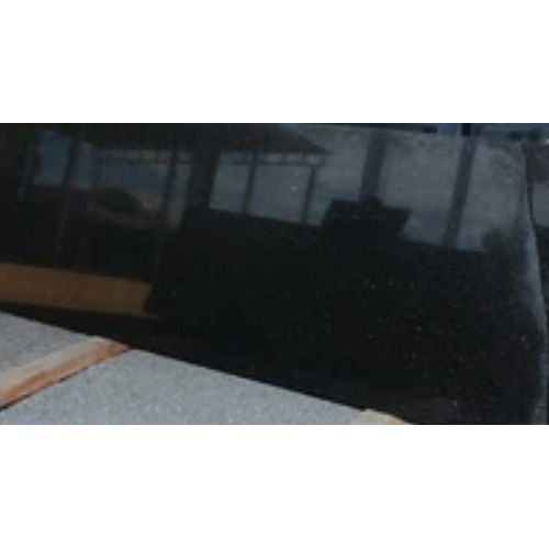 Jet Black Granite Slab - Polished Surface Finish, Normal Water ...
