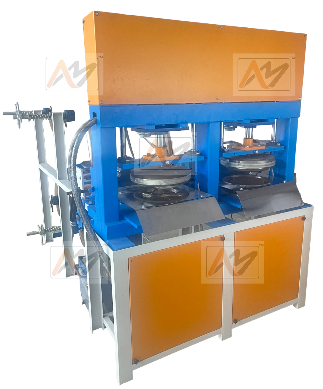 Hydraulic Double Cylinder Dona & Thali Making Machine at 325000.00 INR in Surat | Atmiya ...