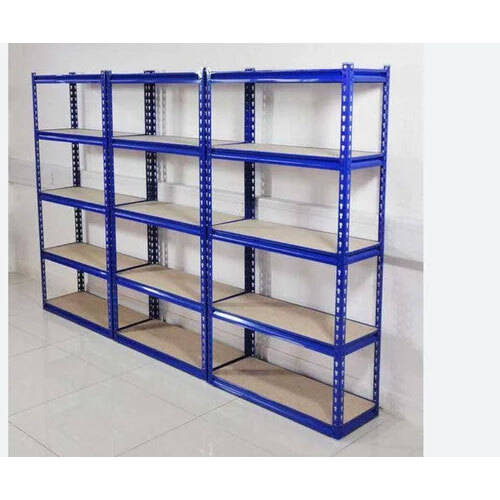 Powder Coated Slotted Angle Rack - Application: Industrial at Best ...