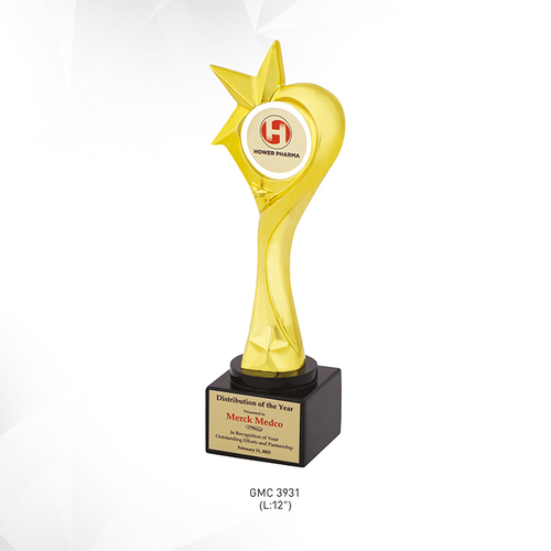 Hower Pharma Metal Trophy at Best Price in New Delhi | Goldmark Creations