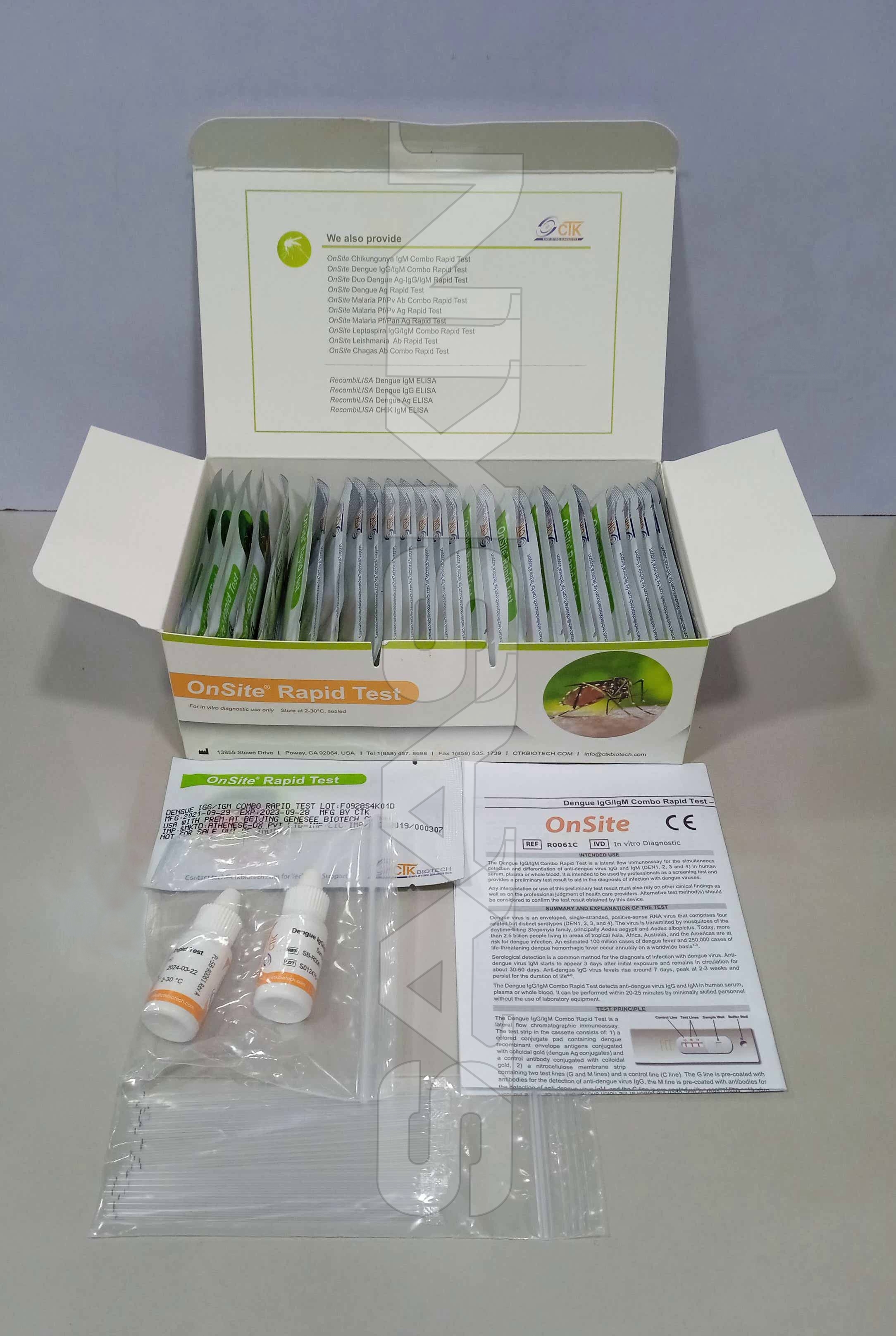 Ctk Biotech Onsite Dengue Igg/igm 3.0 Combo Rapid Test Ce at Best Price ...
