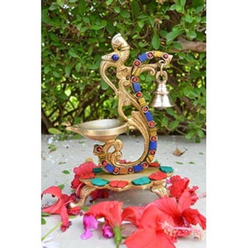 Brass Diya Indian Diwali Oil Lamp Pooja Light Puja Decorations Mandir ...