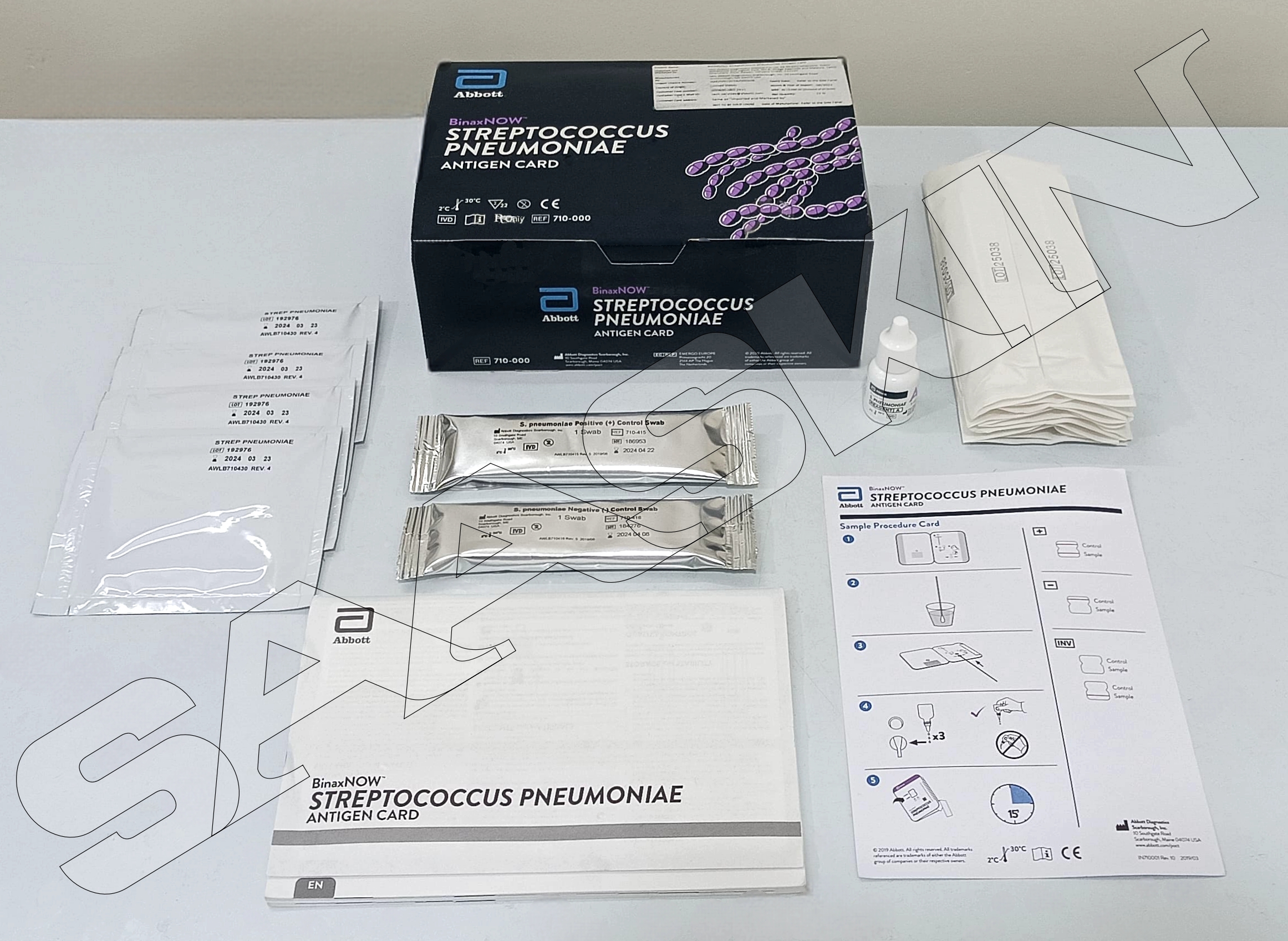 Abbott Binaxnow S. Pneumoniae Antigen Card - Urine/csf Detection Assay ...